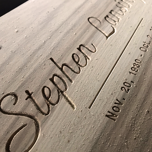 Engraving options – Hardwood Urn